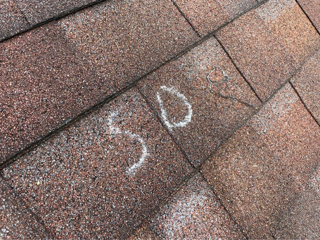 Spot defects in shingles - Knight's Solutions